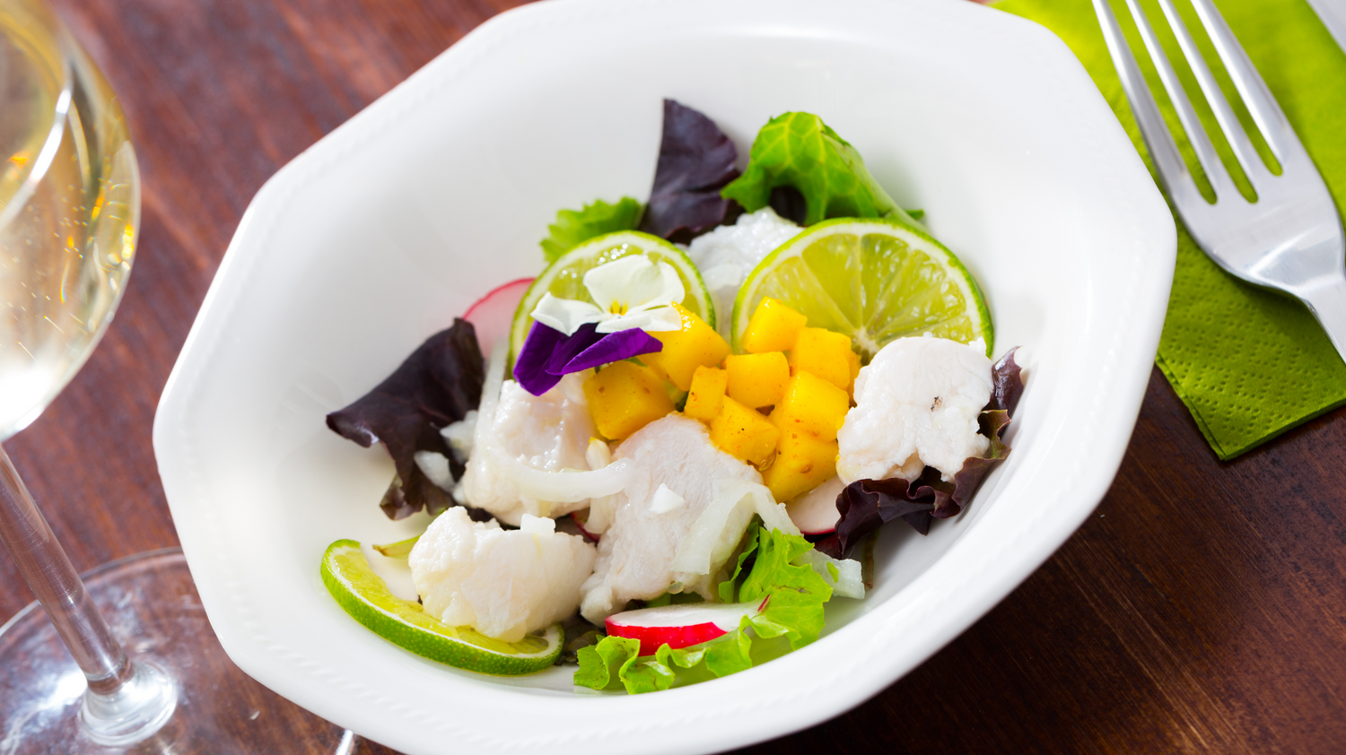 Ceviche de Cojinova Austral con Mango – Tienda Friosur